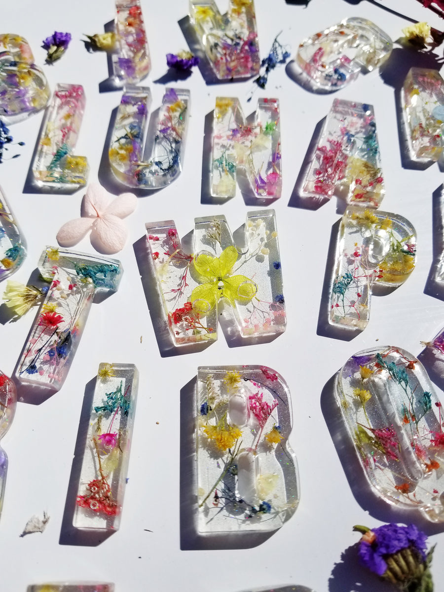 A set of Flower Power Alphabet Letters (UPPERCASE) – Happi Crafts