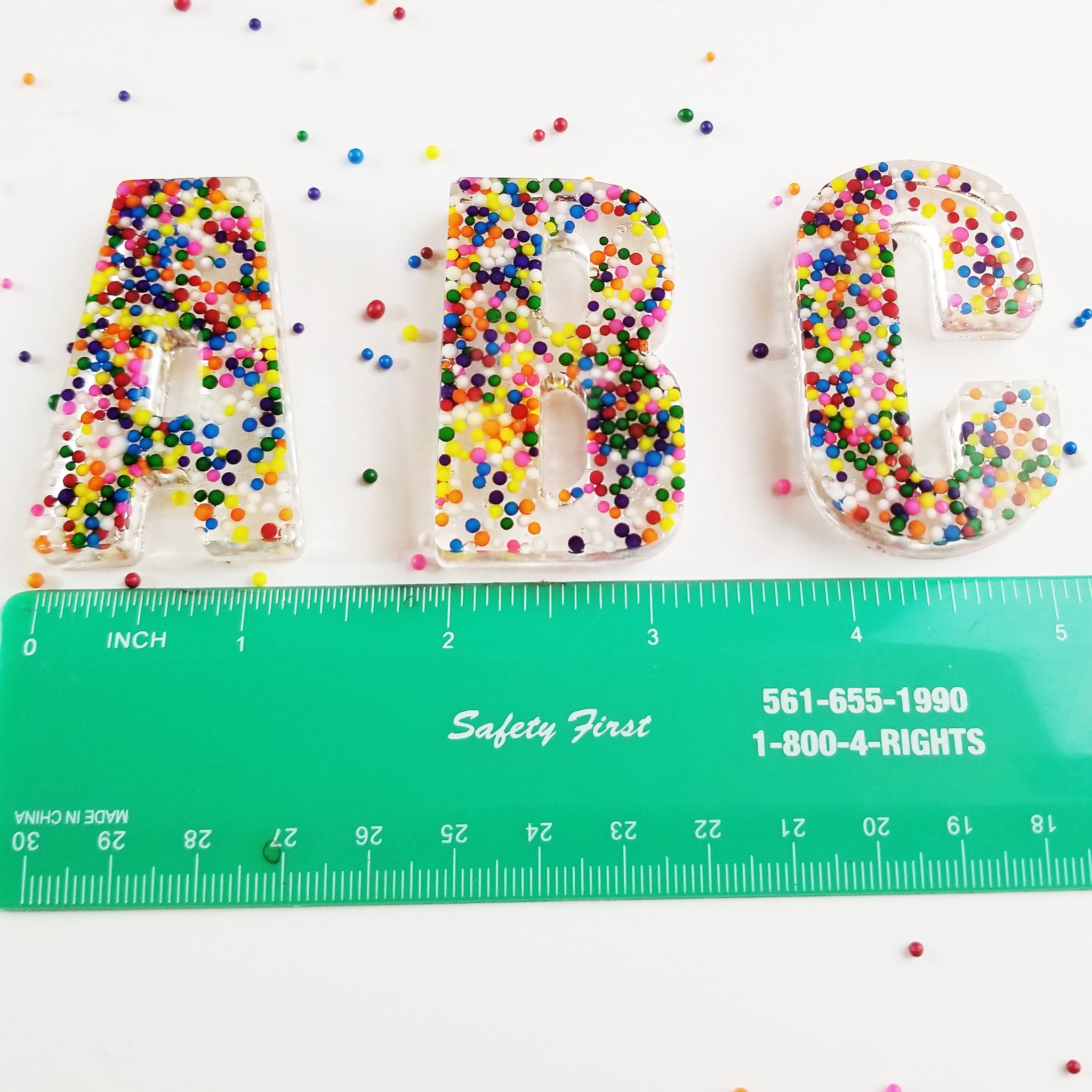 A Set of Large Uppercase Sprinkle Letters – Happi Crafts